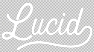 Lucid Logo Vinyl Sticker